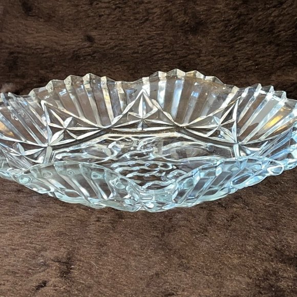 frderal glass | Dining | 1 Vintage Federal Glass Pioneer Intaglio ...